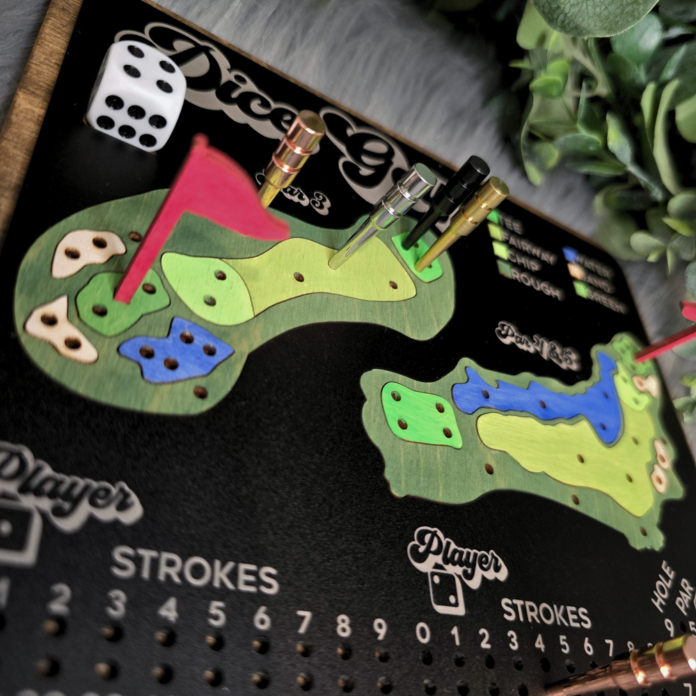 Dice Golf Game Rules & How to Play – Sasshole Designs